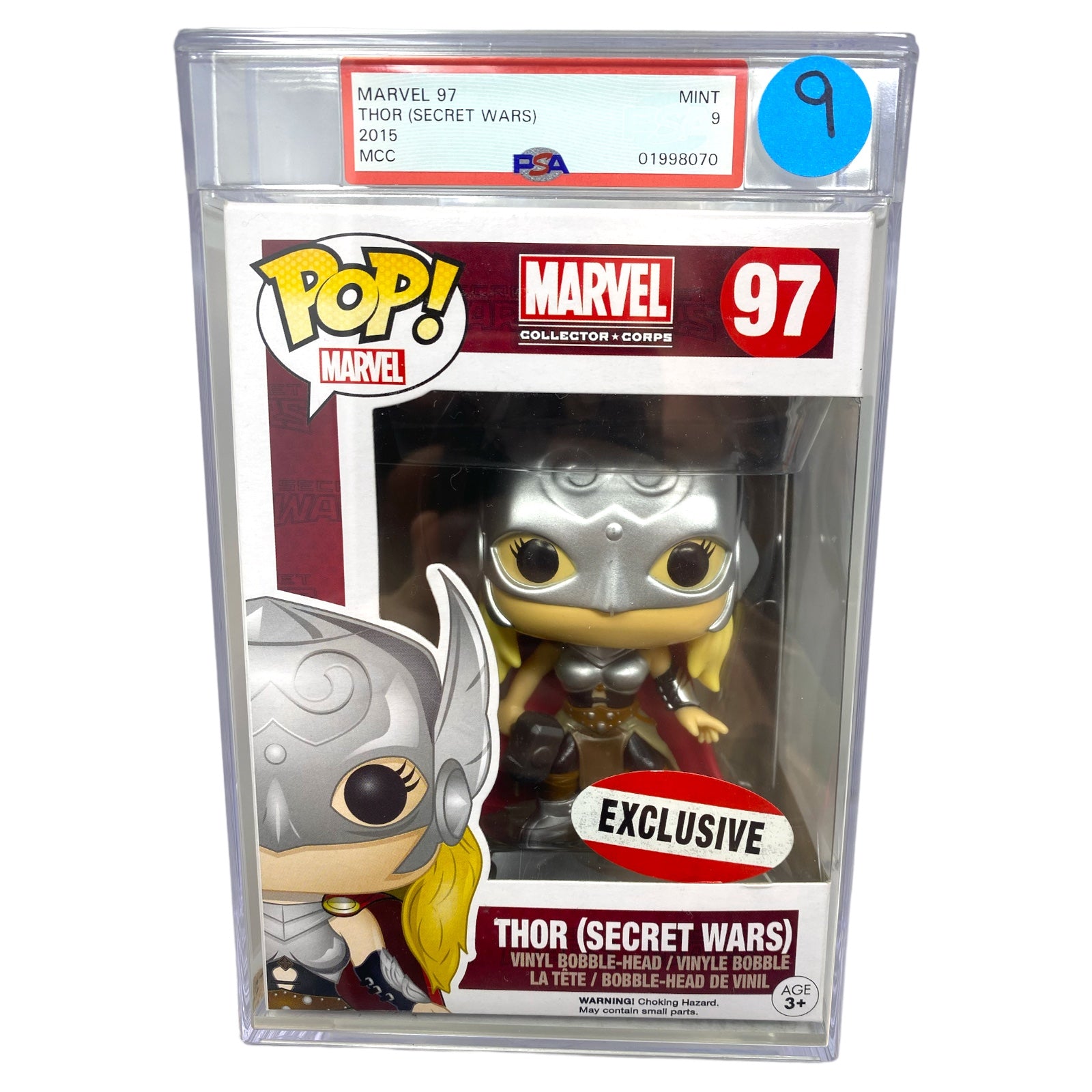 PSA Grade 9 2015 Thor (Secret Wars) 97 MCC – Toy Cabal